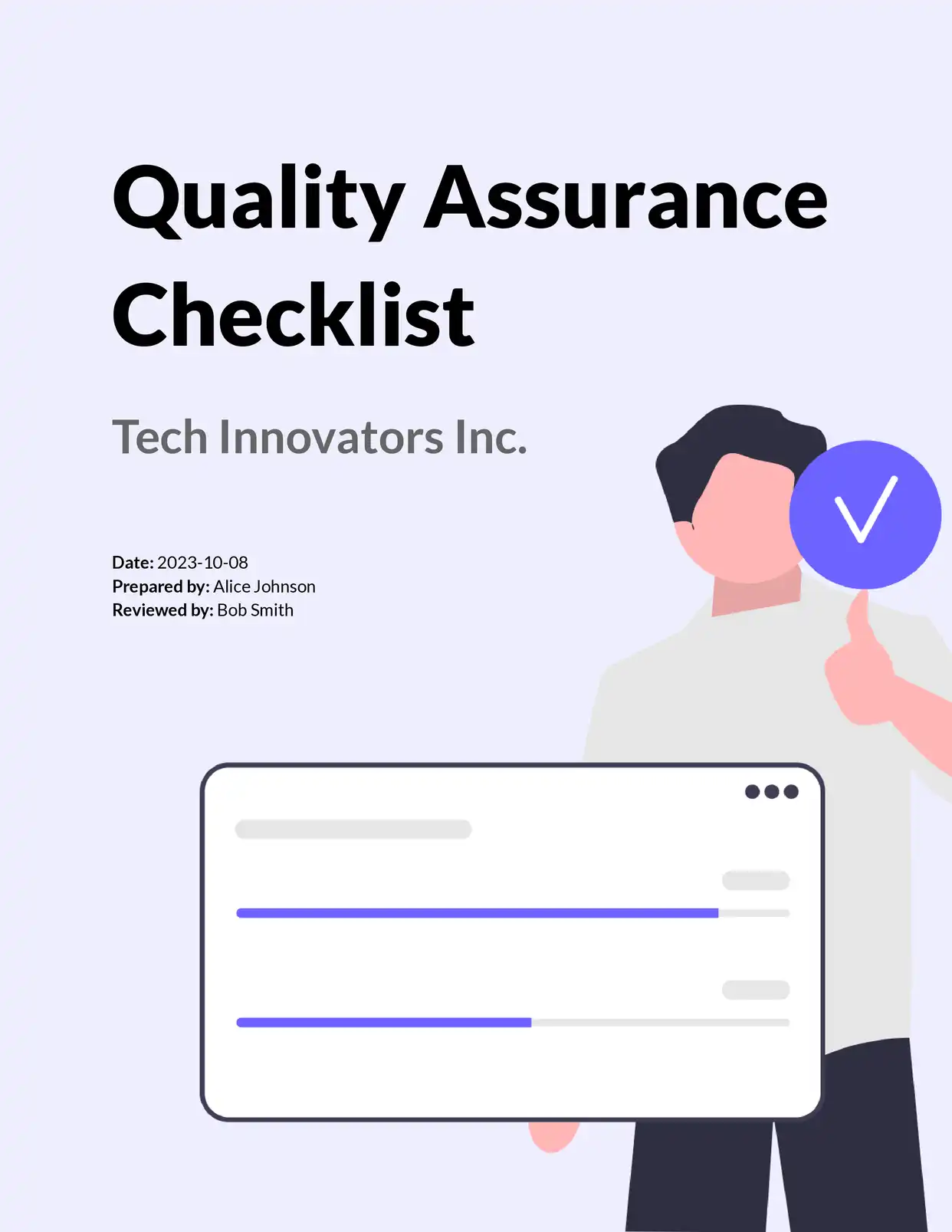 DocsAutomator | Quality Assurance Checklist Template